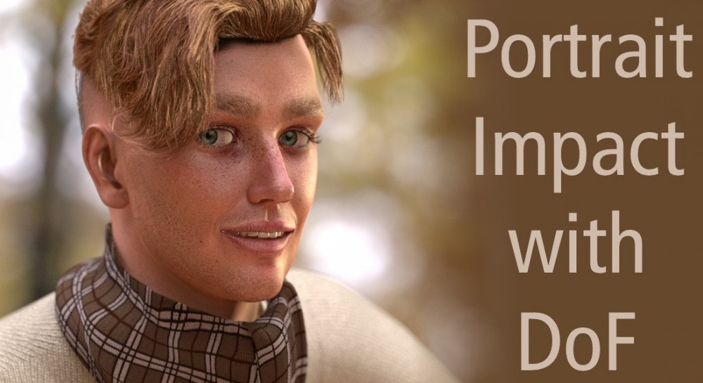 Portrait Impact with Depth of Field - Poser Software